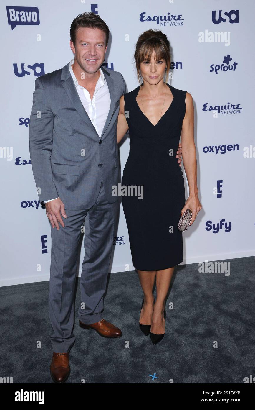 Matt Passmore and Stephanie Szostak at NBCUniversal Cable Entertainment ...