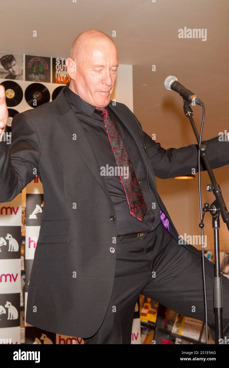 Bob Blakeley sings and signs his first Album at HMV Manchester, Arndale ...