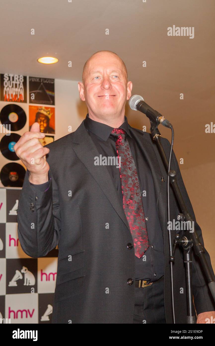 Bob Blakeley sings and signs his first Album at HMV Manchester, Arndale ...