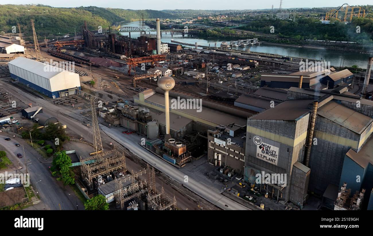 FILE - This is a portion of US Steel's Edgar Thomson Works in Braddock ...