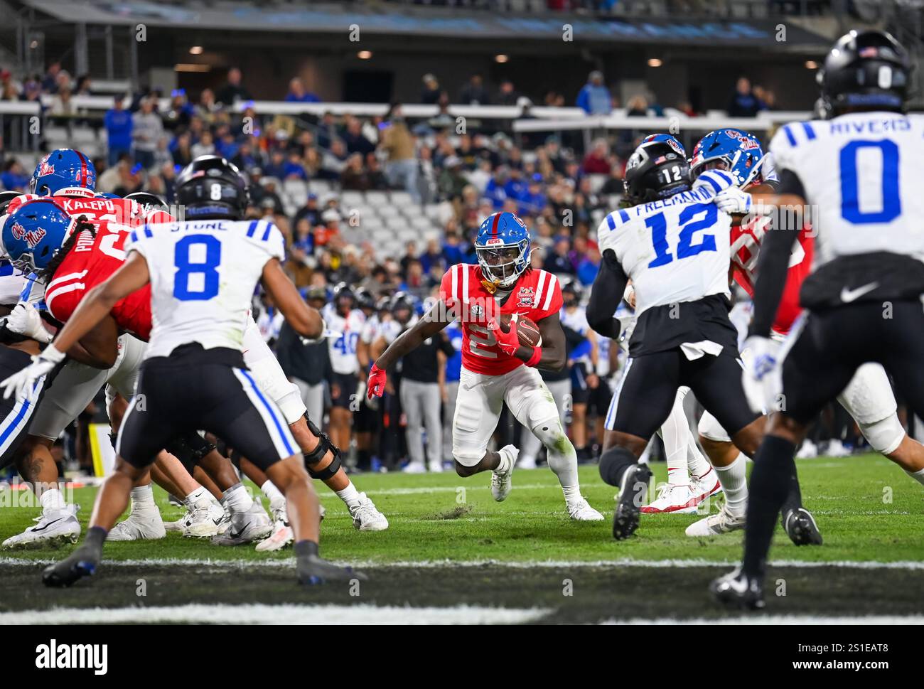 Durham, Florida, USA. 2nd Jan, 2025. Ole Miss running back ULYSSES ...