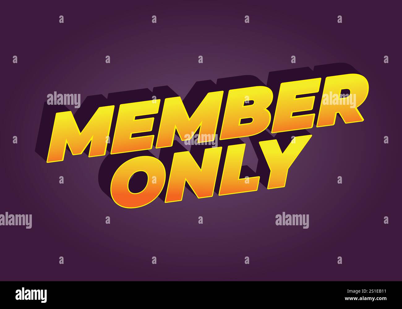 Member only. Text effect design for social media or marketing ads Stock ...