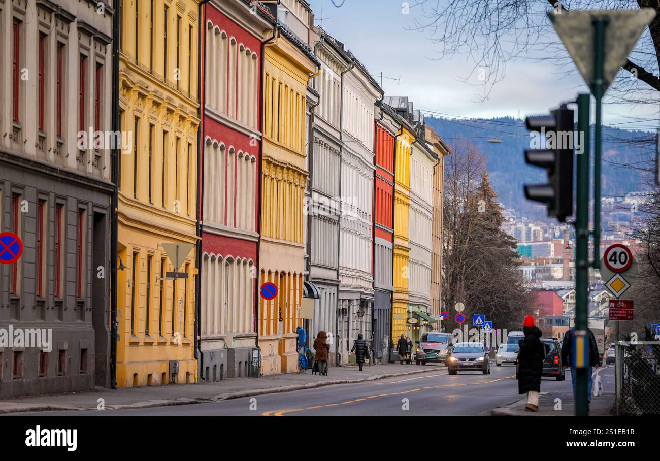 Oslo 20241204. Waldemar Thranes gate in Oslo. Photo: Lise Aaserud / NTB ...