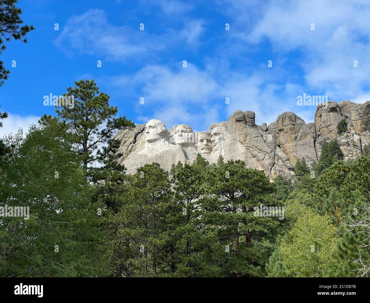 The Presidents scuptures, Mount Rushmore National Memorial, South ...