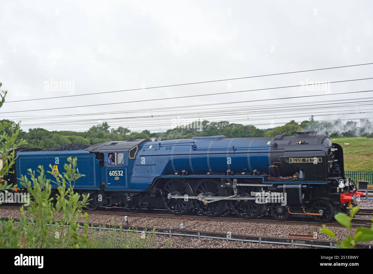 A2 pacific no blue peter steam locomotive hi-res stock photography and ...