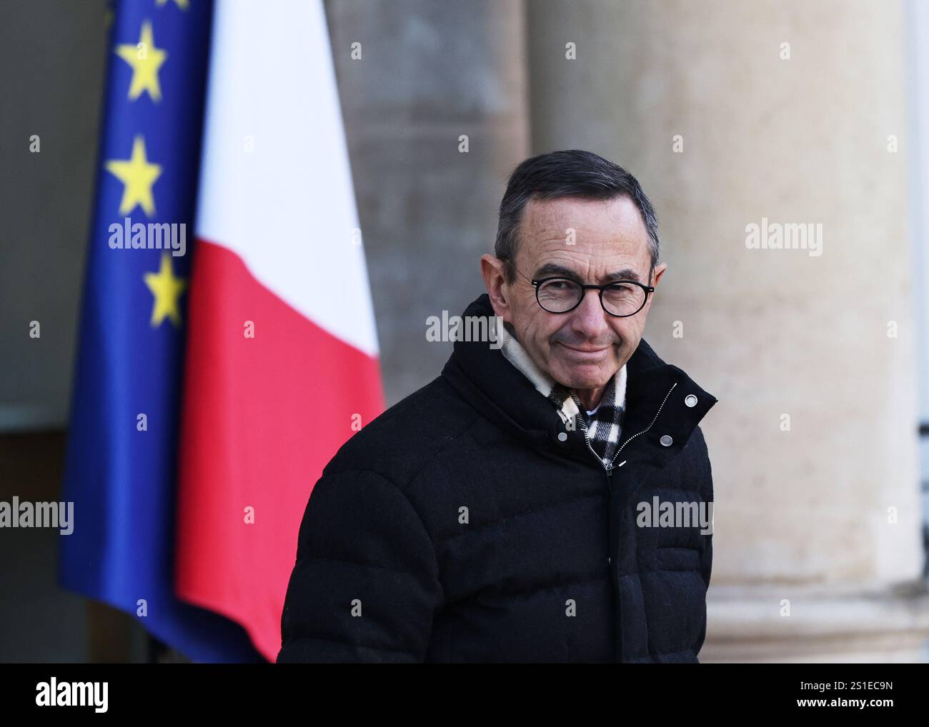 Paris, France. 3rd Jan, 2025. French Interior Minister Bruno Retailleau ...