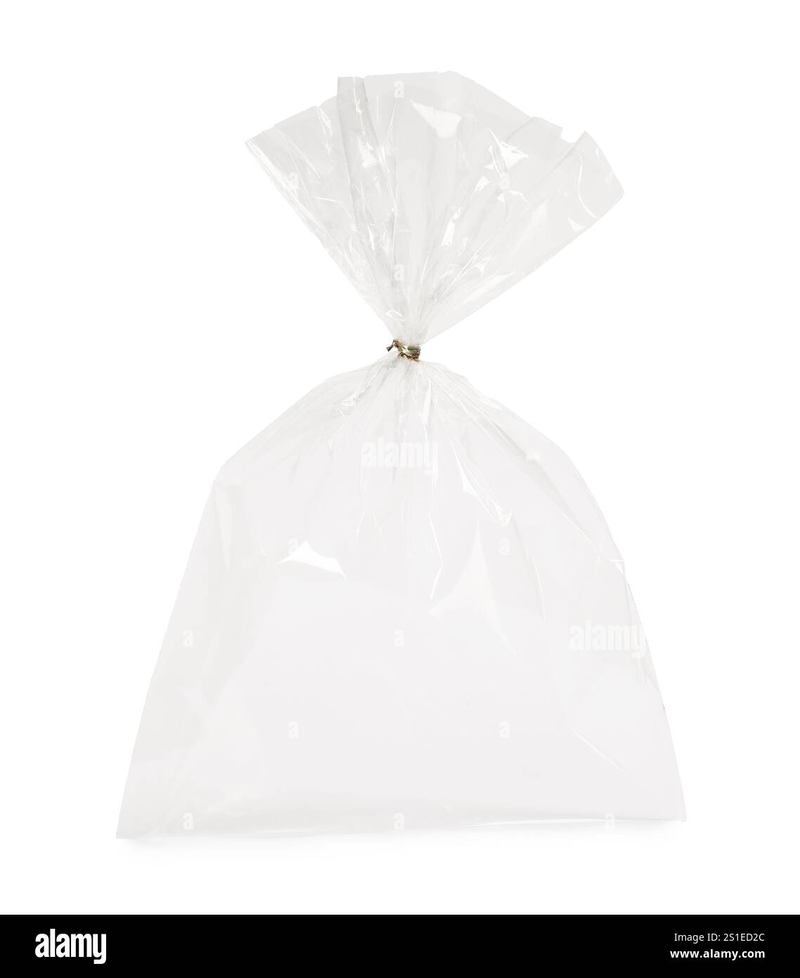 One empty plastic bag isolated on white Stock Photo - Alamy