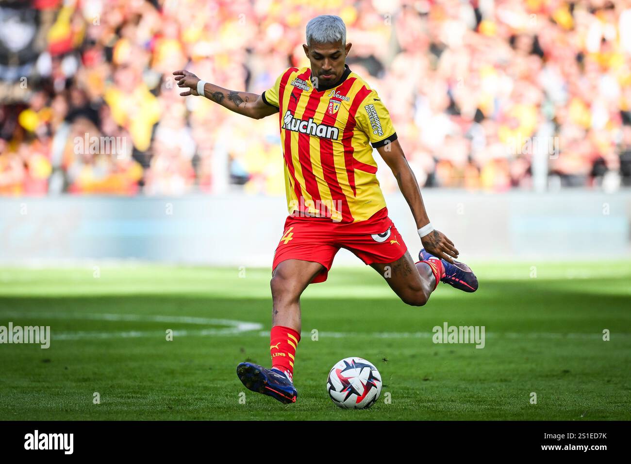 Lens, France. 28th Sep, 2024. Facundo Axel MEDINA of Lens during the ...