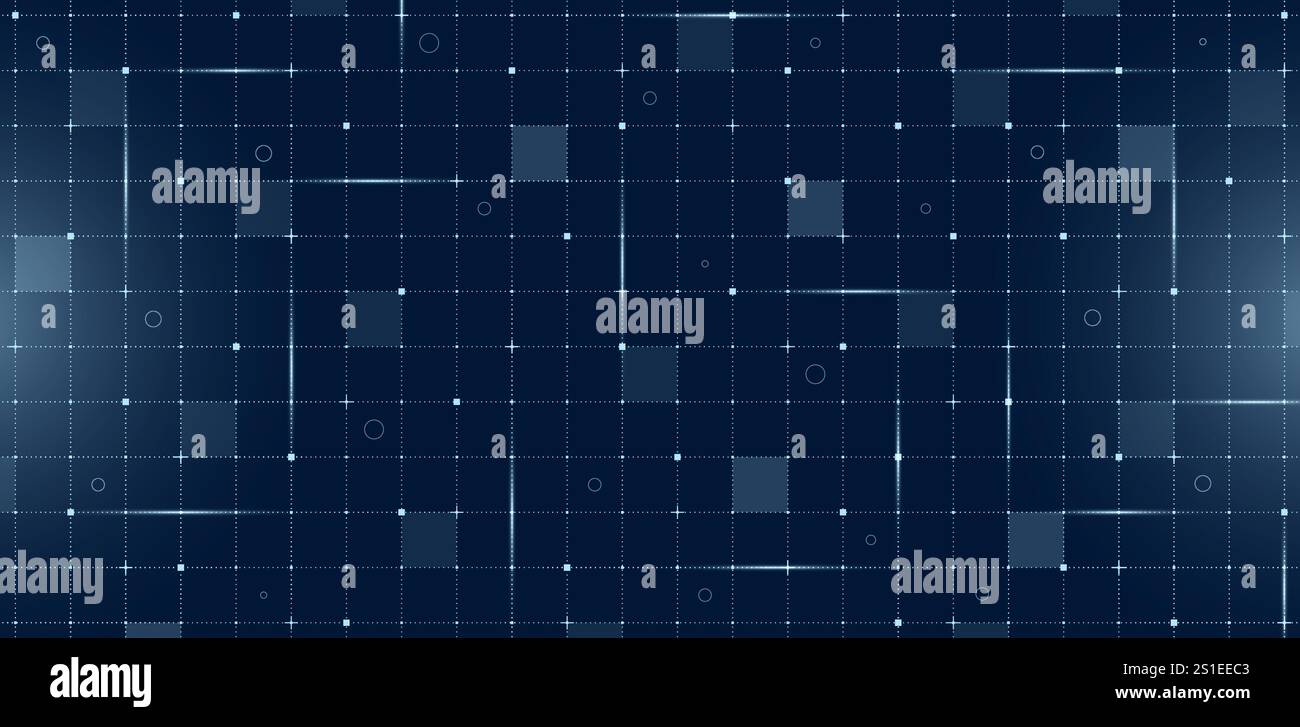 Digital dots grid data hi Stock Vector Images - Alamy