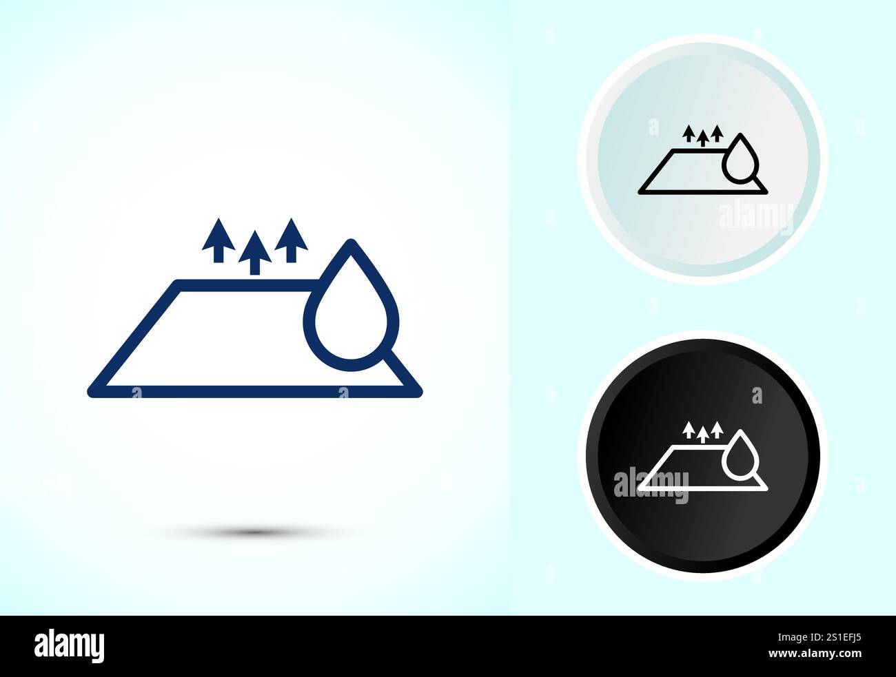 Quick dry icon design illustration. Fast dry cleaning service sign ...