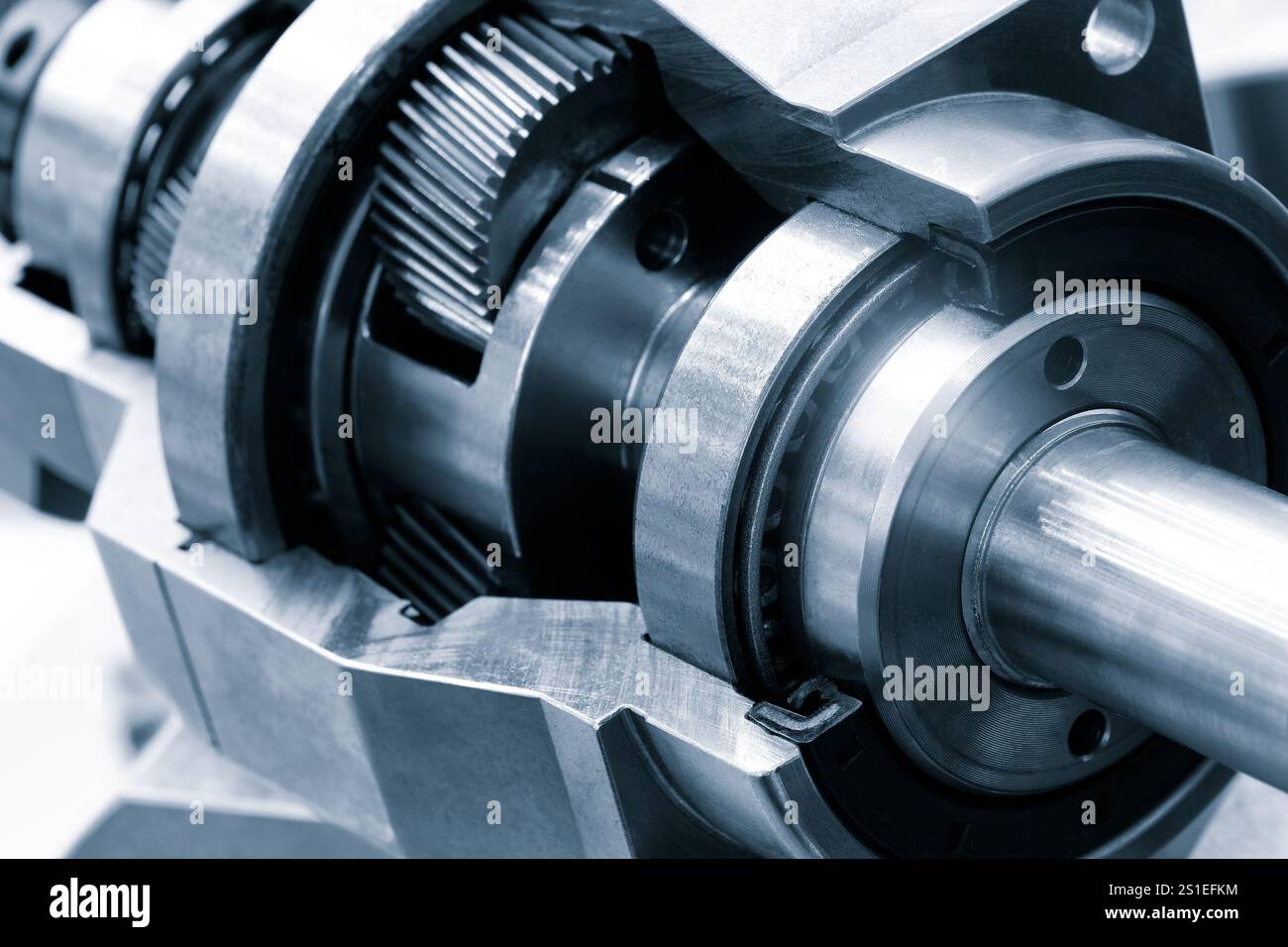 Planetary gear reducer, Engine gear wheels, industrial concept ...