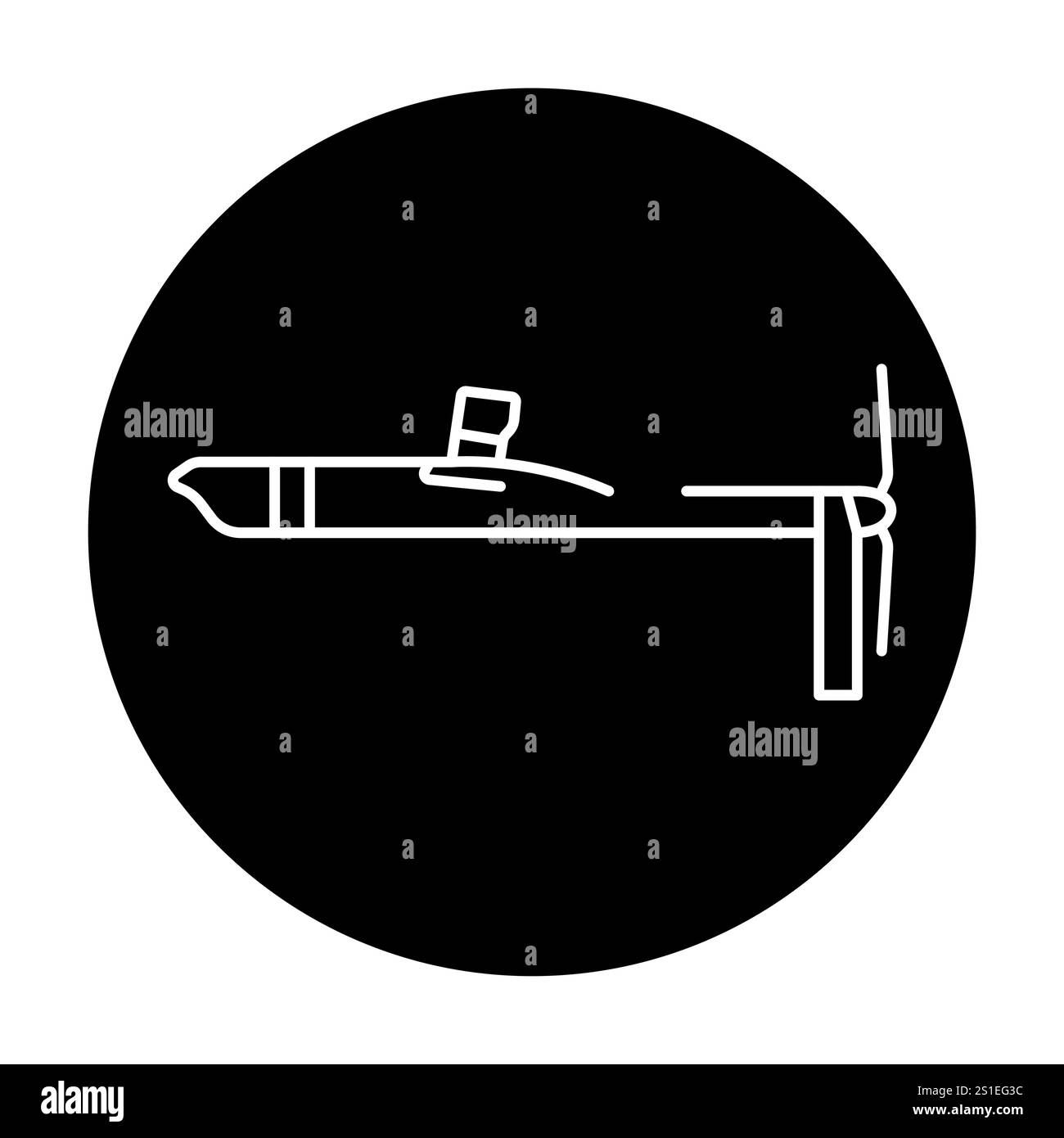 Altius-U line color icon. Long-range reconnaissance and strike drone ...