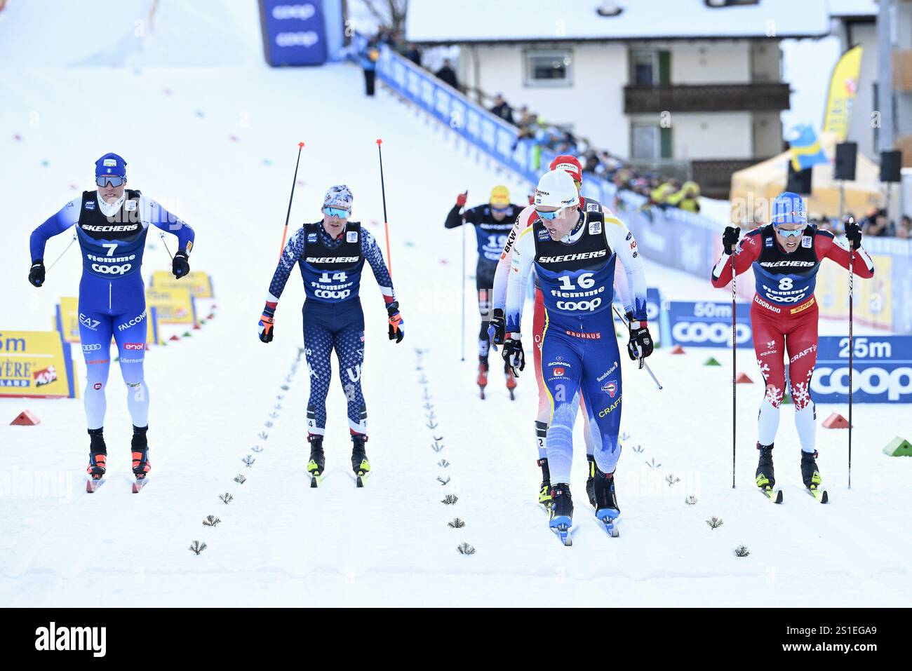 Val Di Fiemme, Italy. 03rd Jan, 2025. Emil Danielsson of Sweden (16 ...