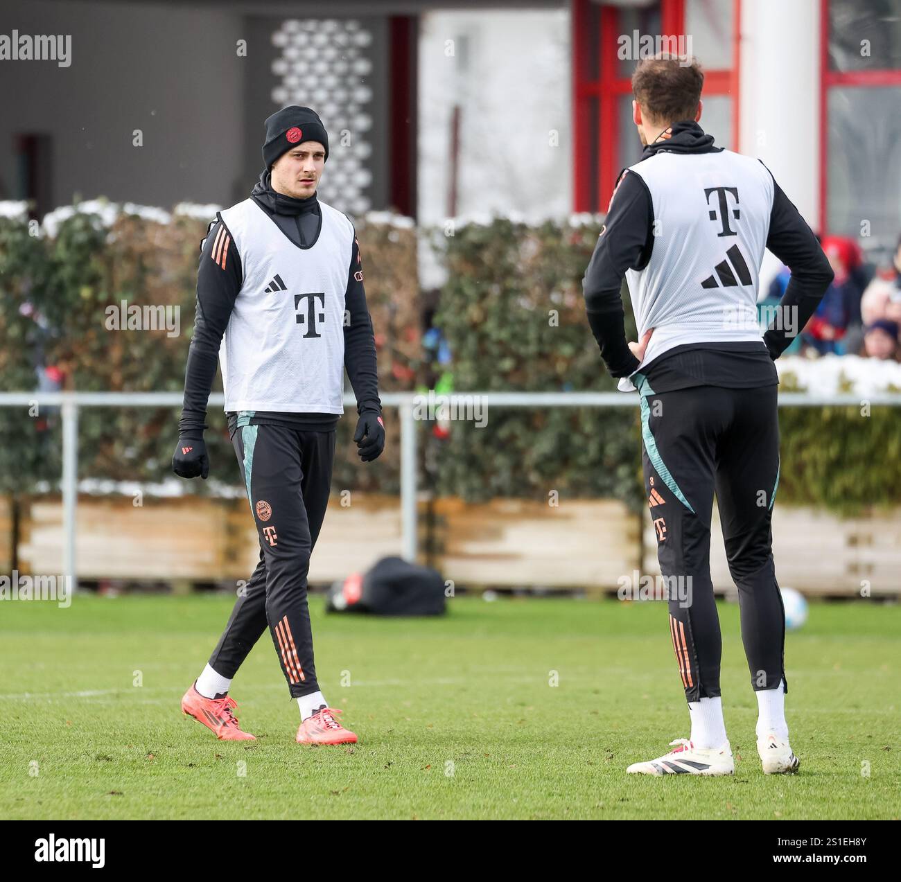 Konrad Laimer (FC Bayern Muenchen, #27), GER, Oeffentliches Training ...