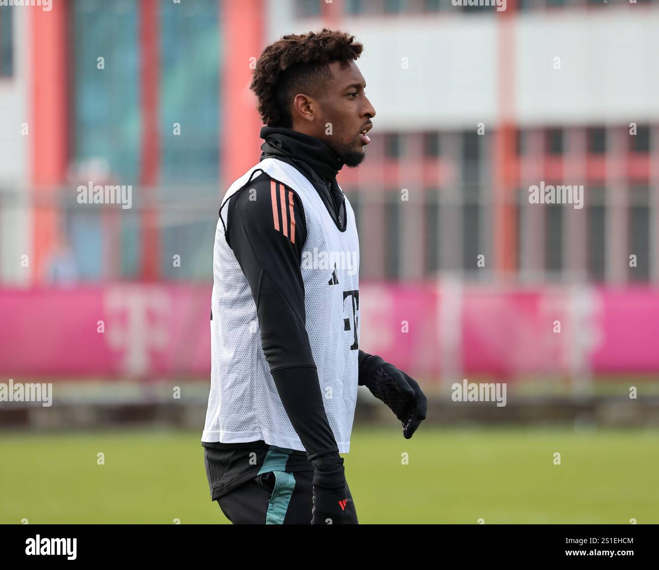 Kingsley Coman (FC Bayern Muenchen, #11) beim Trainingsspiel, GER ...