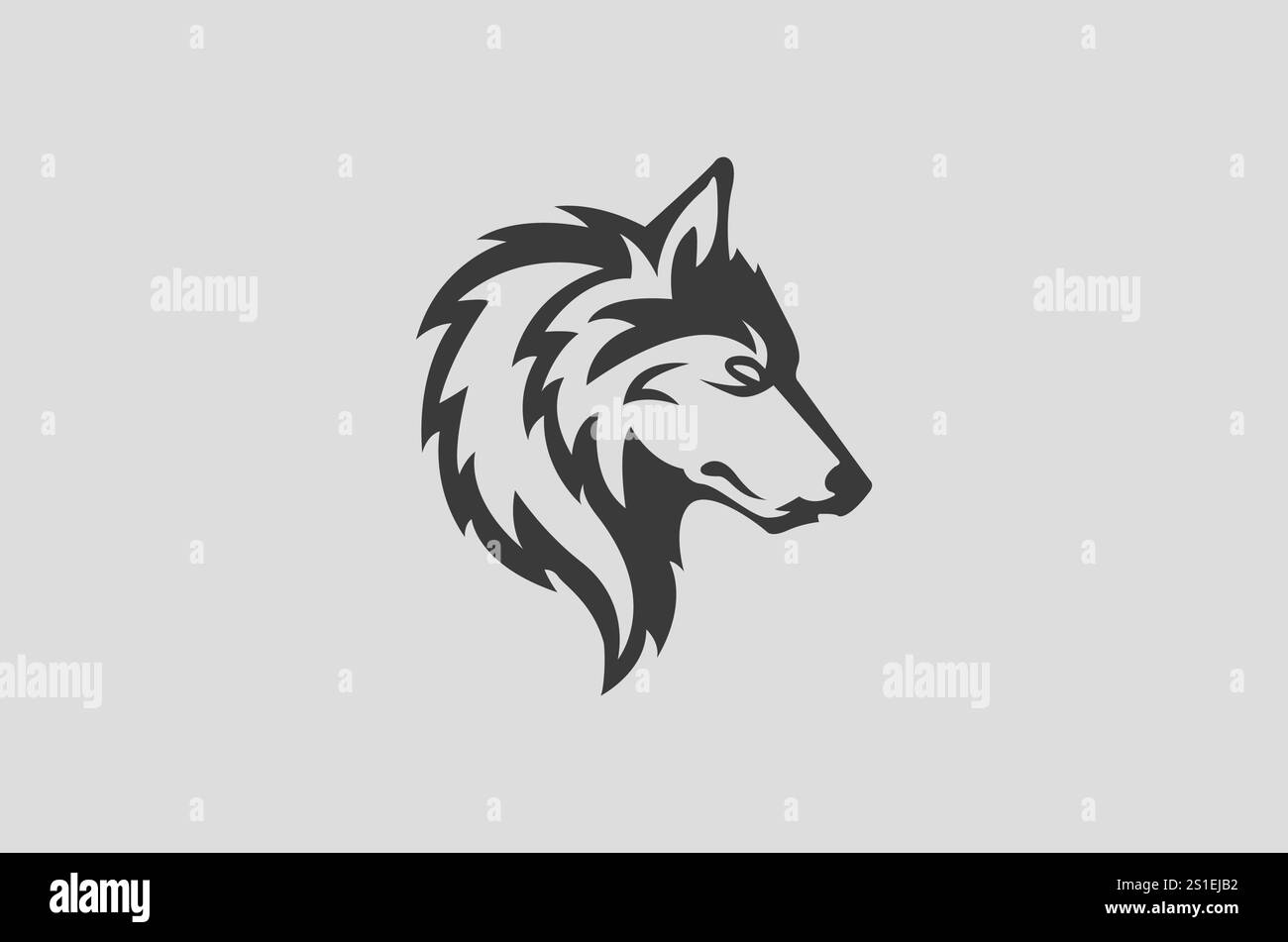 Wolf vector icon - modern elegant vector symbol Stock Vector Image ...