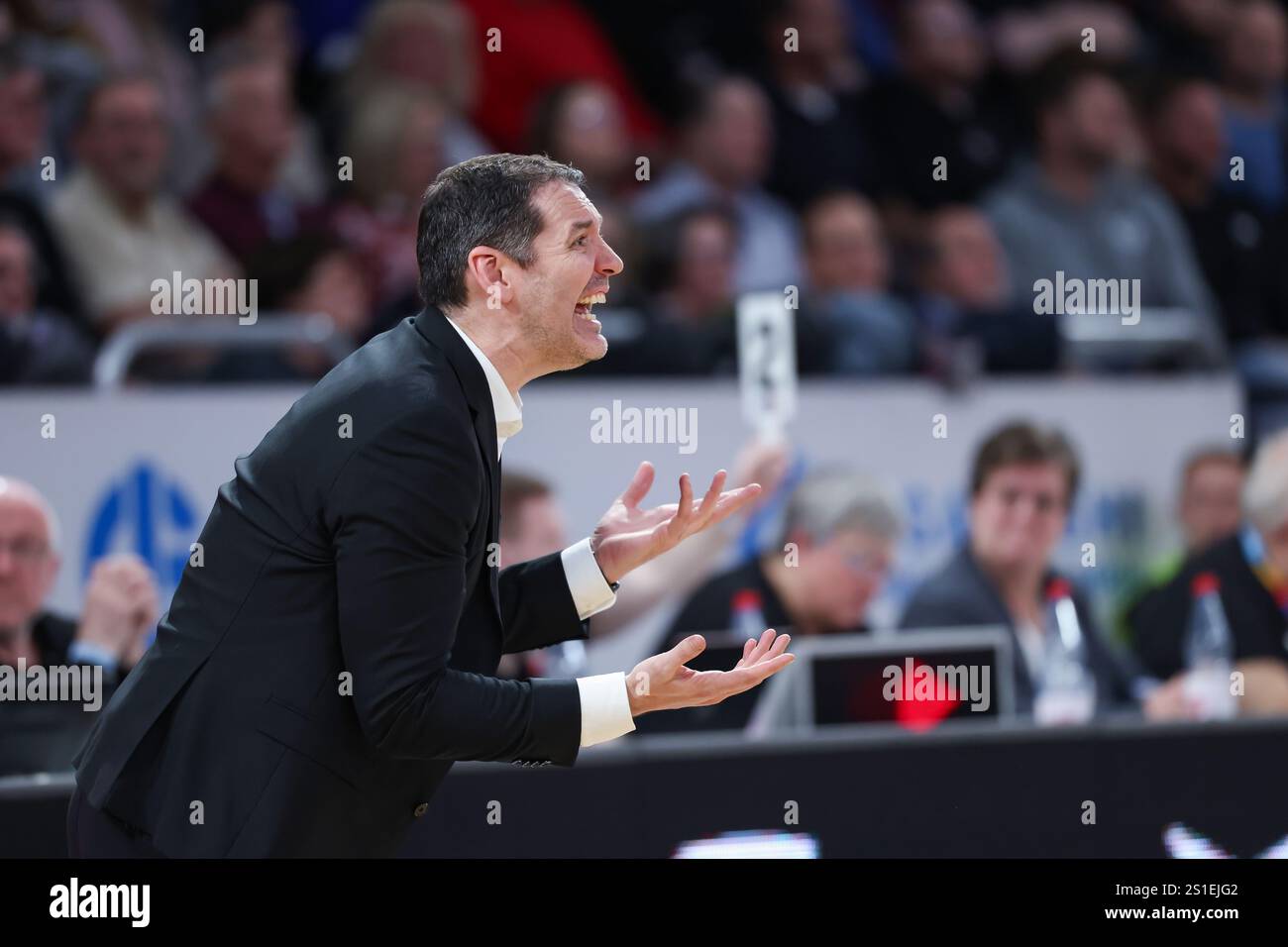 Bamberg, Germany. 02nd Jan, 2025. Basketball, Bundesliga, Main Round ...