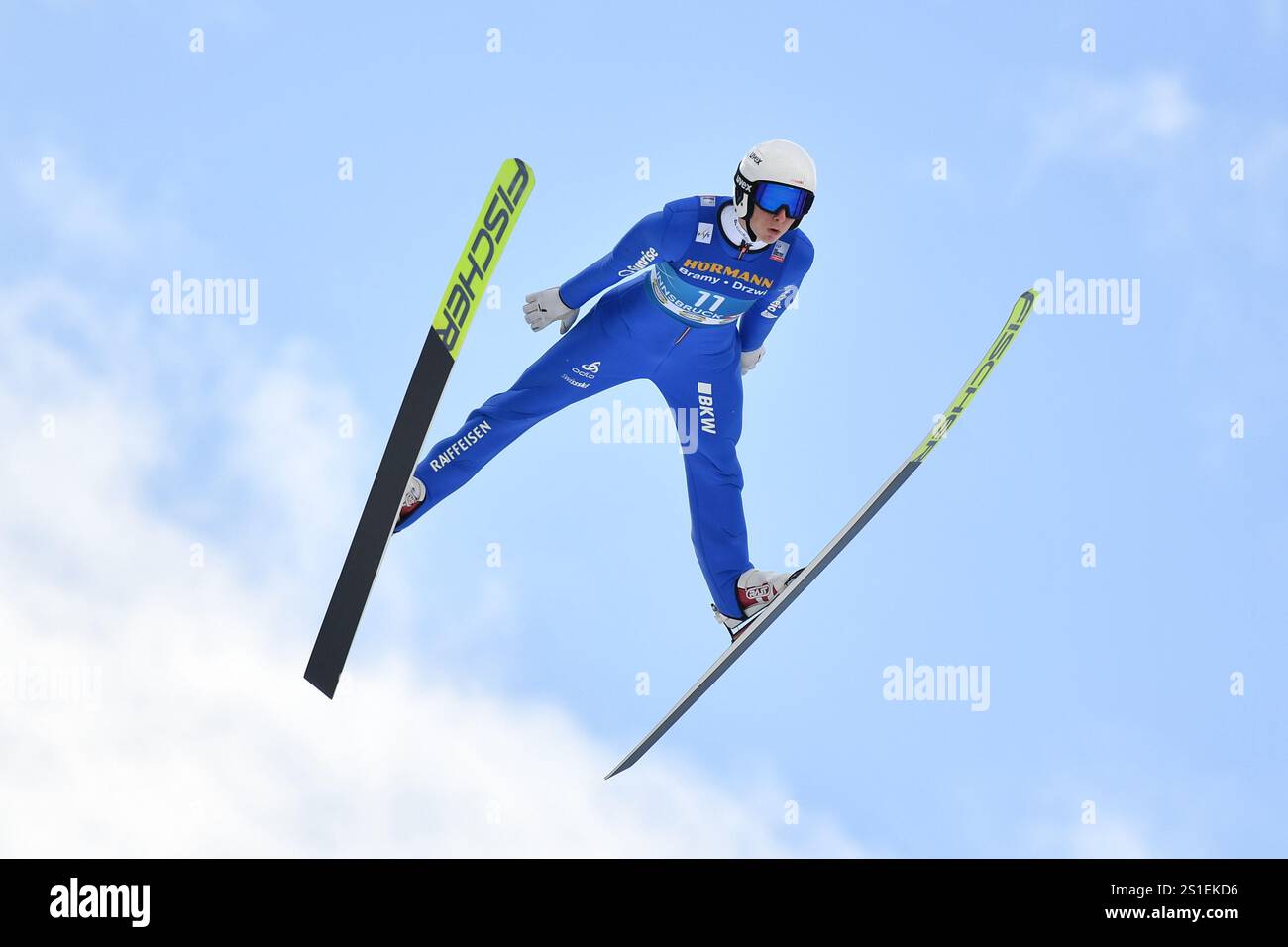 INNSBRUCK, AUSTRIA - JANUARY 3: Felix Trunz of Switzerland during the ...