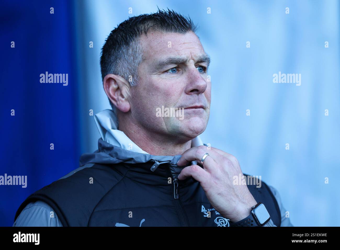 Derby County assistant manager Richie Barker uring the Sky Bet ...