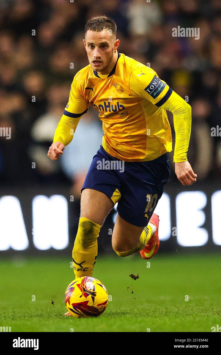 Derby County's Jerry Yates during the Sky Bet Championship match at ...