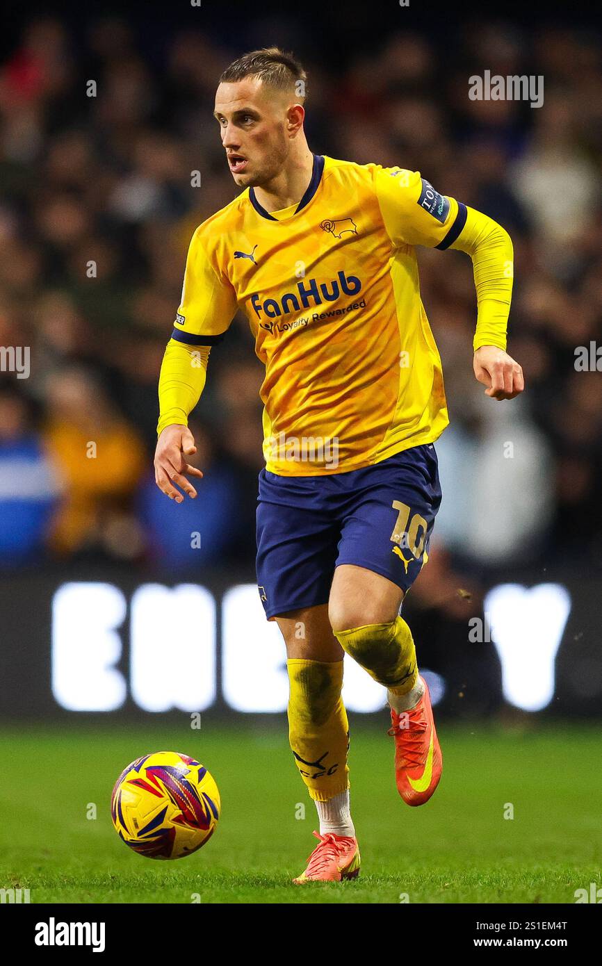 Derby County's Jerry Yates during the Sky Bet Championship match at ...