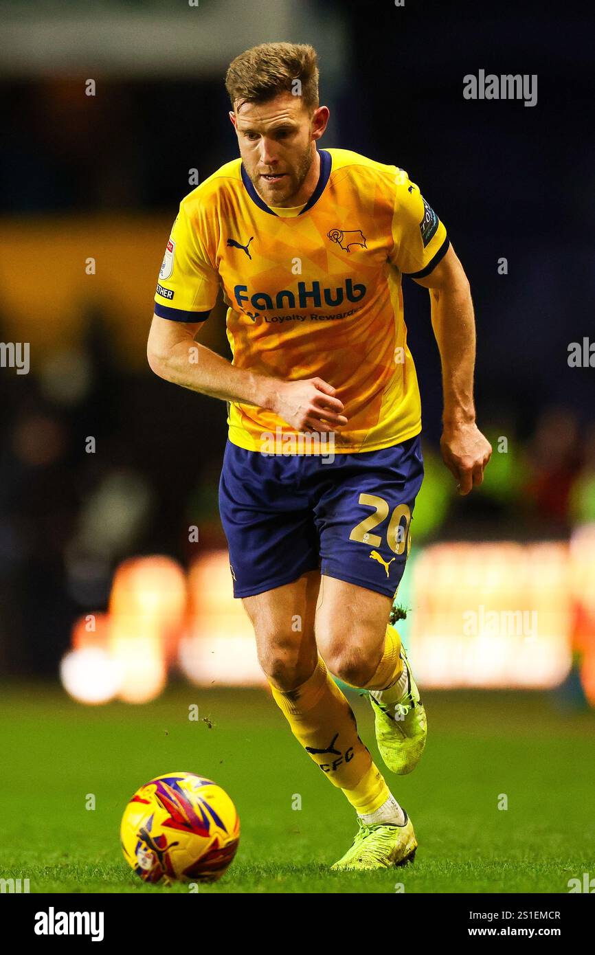 Derby County's Callum Elder during the Sky Bet Championship match at ...