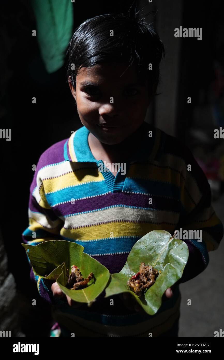 Santiniketan, Birbhum, India - December 6, 2024: The Santal community ...