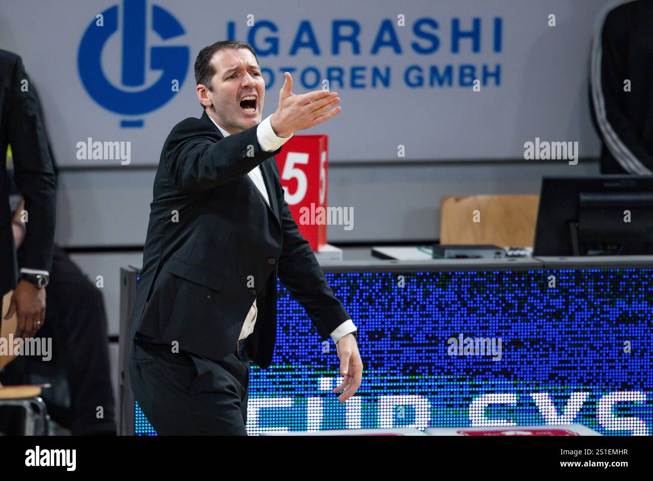 Bamberg, Germany. 02nd Jan, 2025. Basketball, Bundesliga, Main Round ...