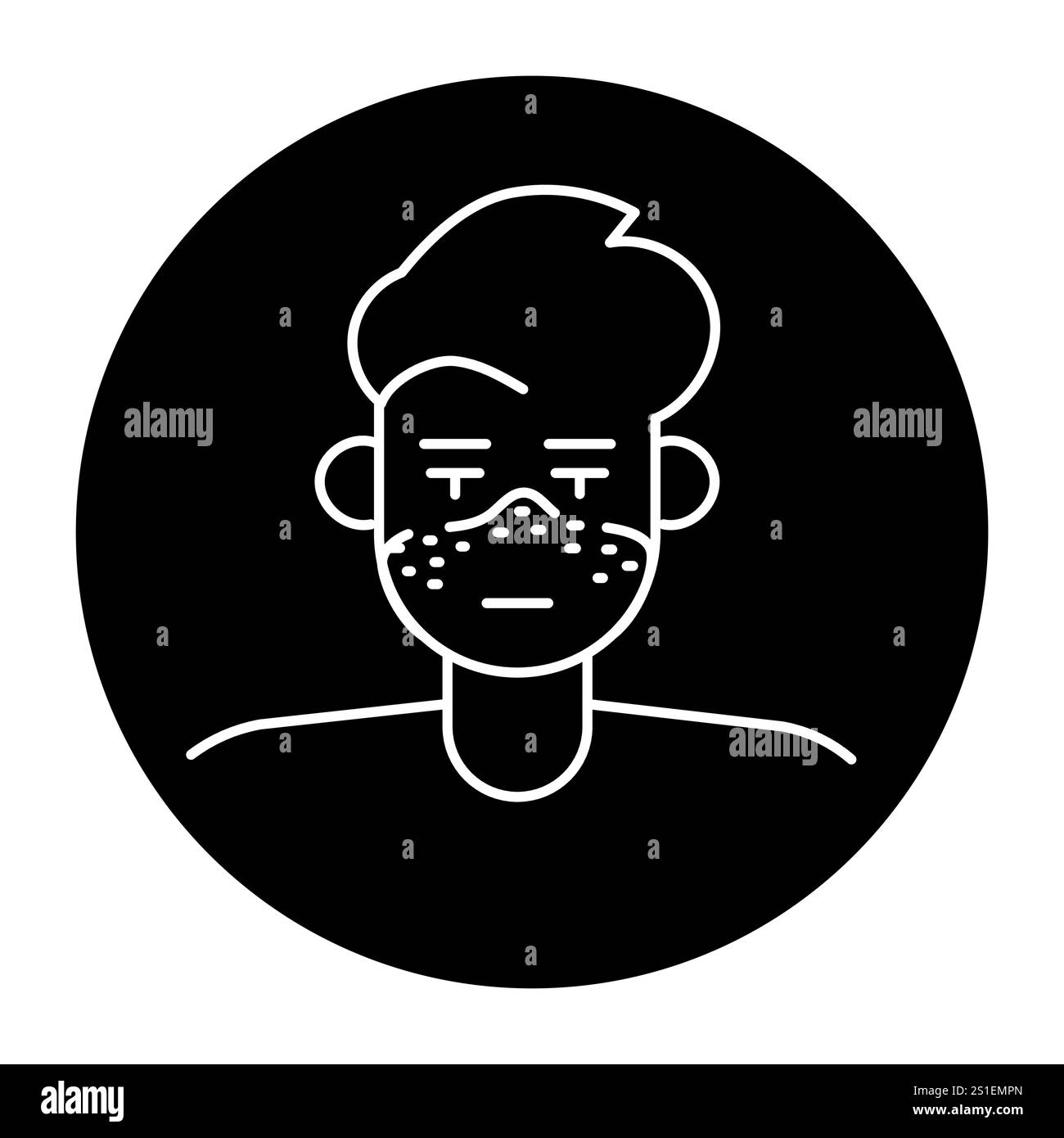 Systemic lupus erythematosus color line icon. Autoimmune diseases ...