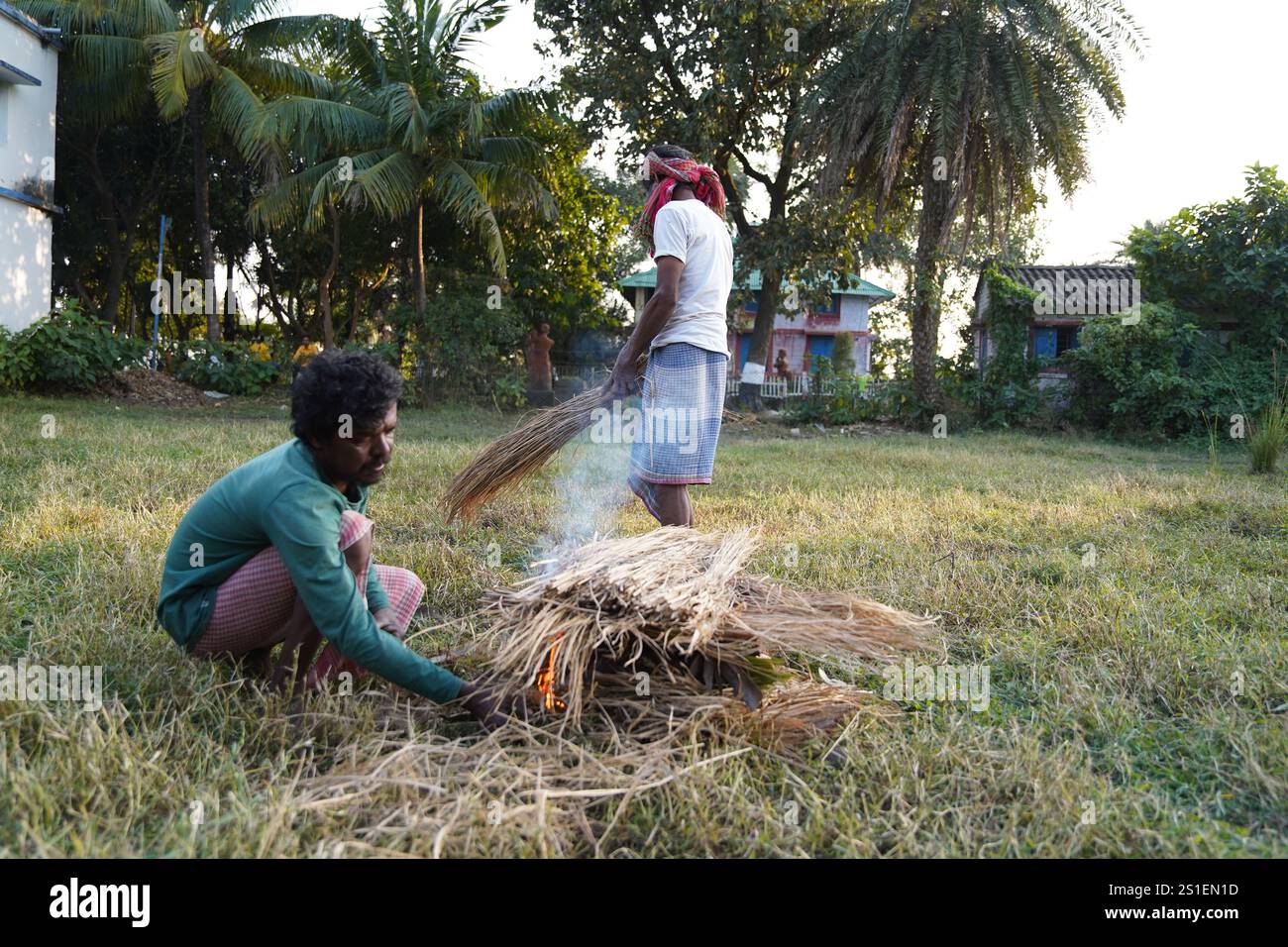 Santiniketan, Birbhum, India - December 6, 2024: The Santal community ...