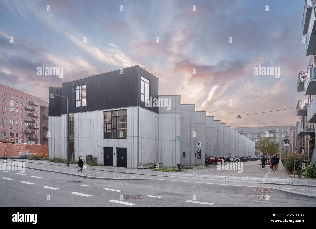 Copenhagen, Denmark - Upcycle studios housing by Lendager Group, at ...