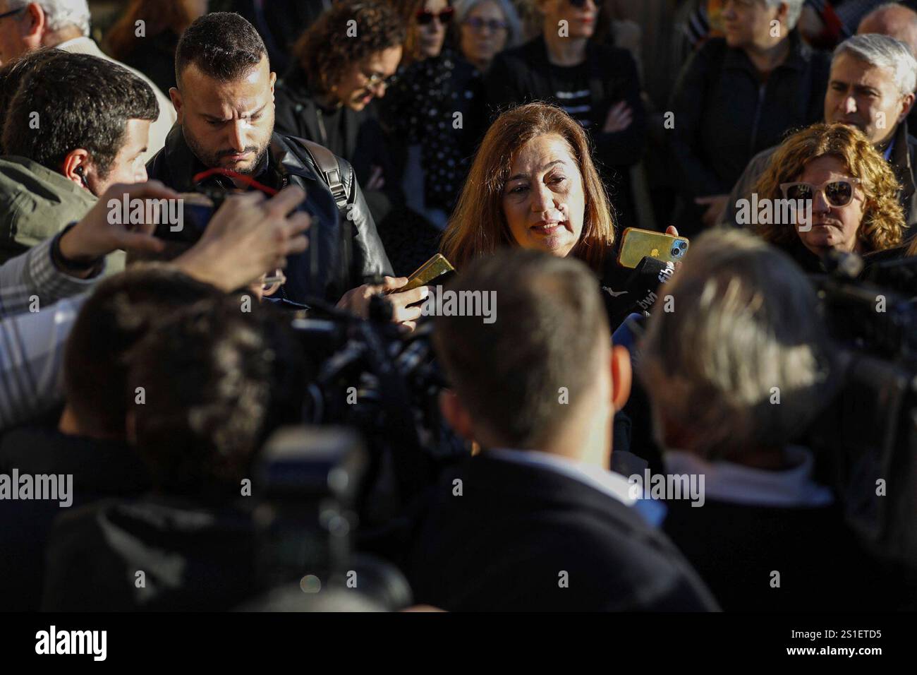 The president of the Congress of Deputies, Francina Armengol, makes a ...