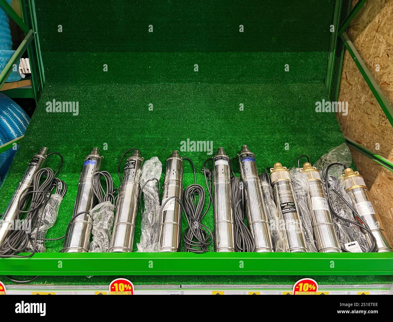 Kyiv, Ukraine - January 03, 2025: A shelf in a store displaying ...