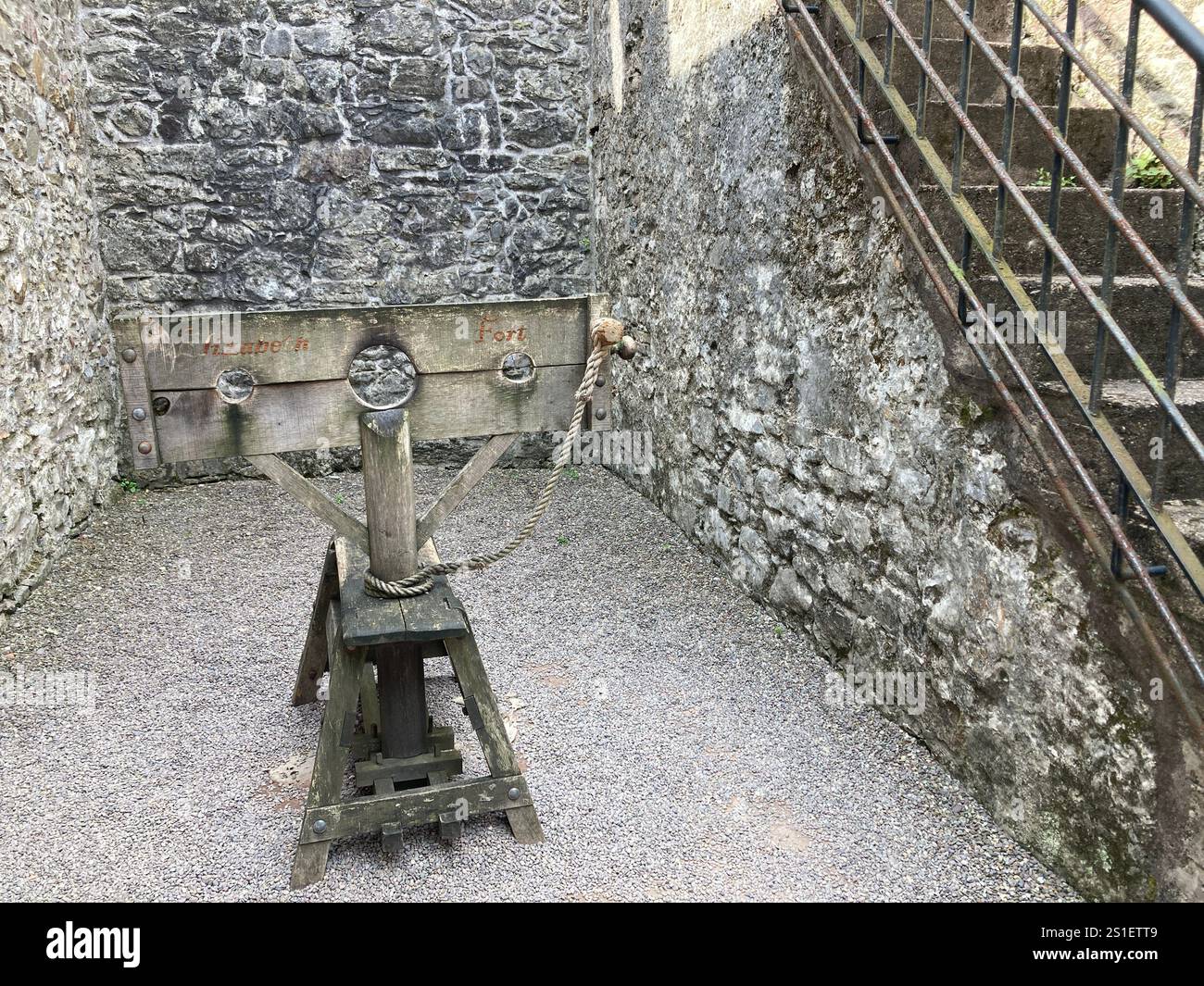 Elizabeth Fort. Famous old fort in the centre of Cork in Ireland Stock ...