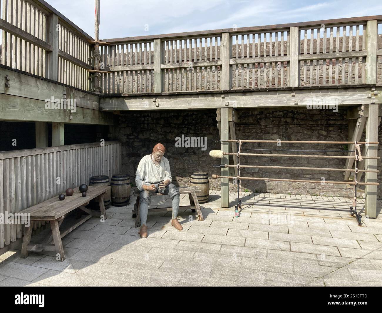 Elizabeth Fort. Famous old fort in the centre of Cork in Ireland Stock ...