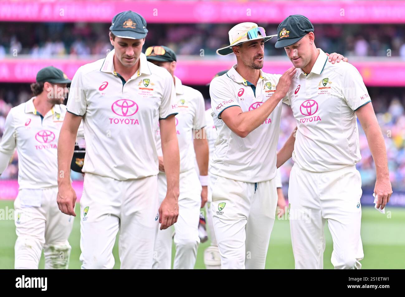 Beau Webster seen during day one of the Fifth Men's Test Match in the ...