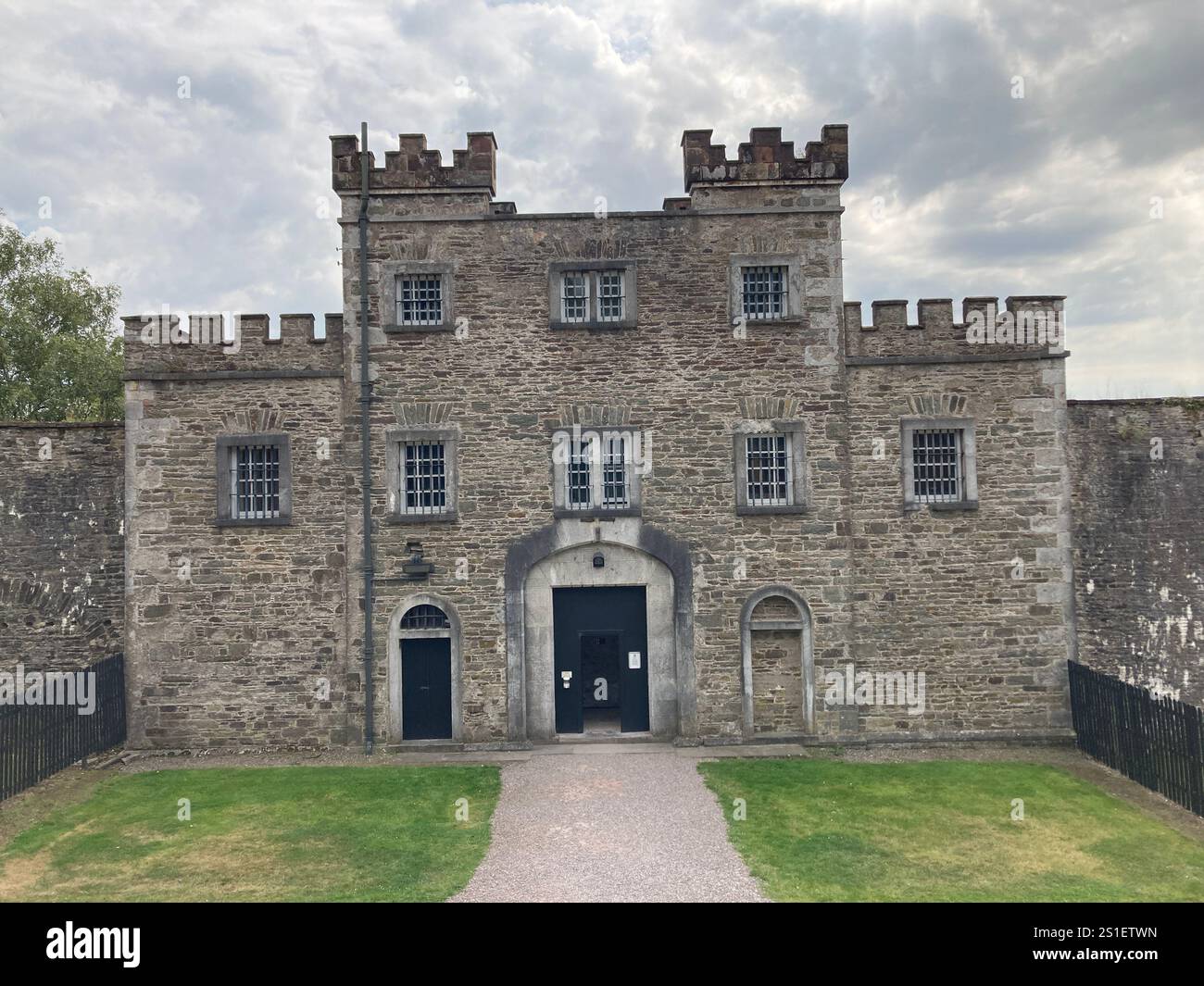 Cork City Gaol. Old city jail of Cork in Ireland. Tourist attraction ...
