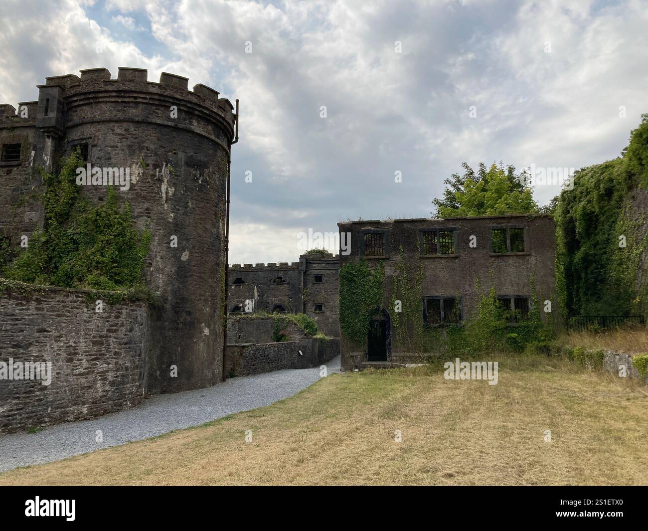 Cork City Gaol. Old city jail of Cork in Ireland. Tourist attraction ...