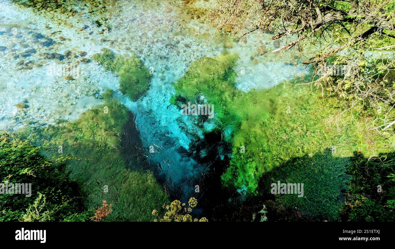 Blue eye natural spring hi-res stock photography and images - Alamy