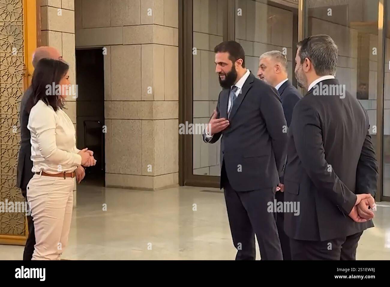 Damaskus, Syria. 03rd Jan, 2025. Foreign Minister Annalena Baerbock ...