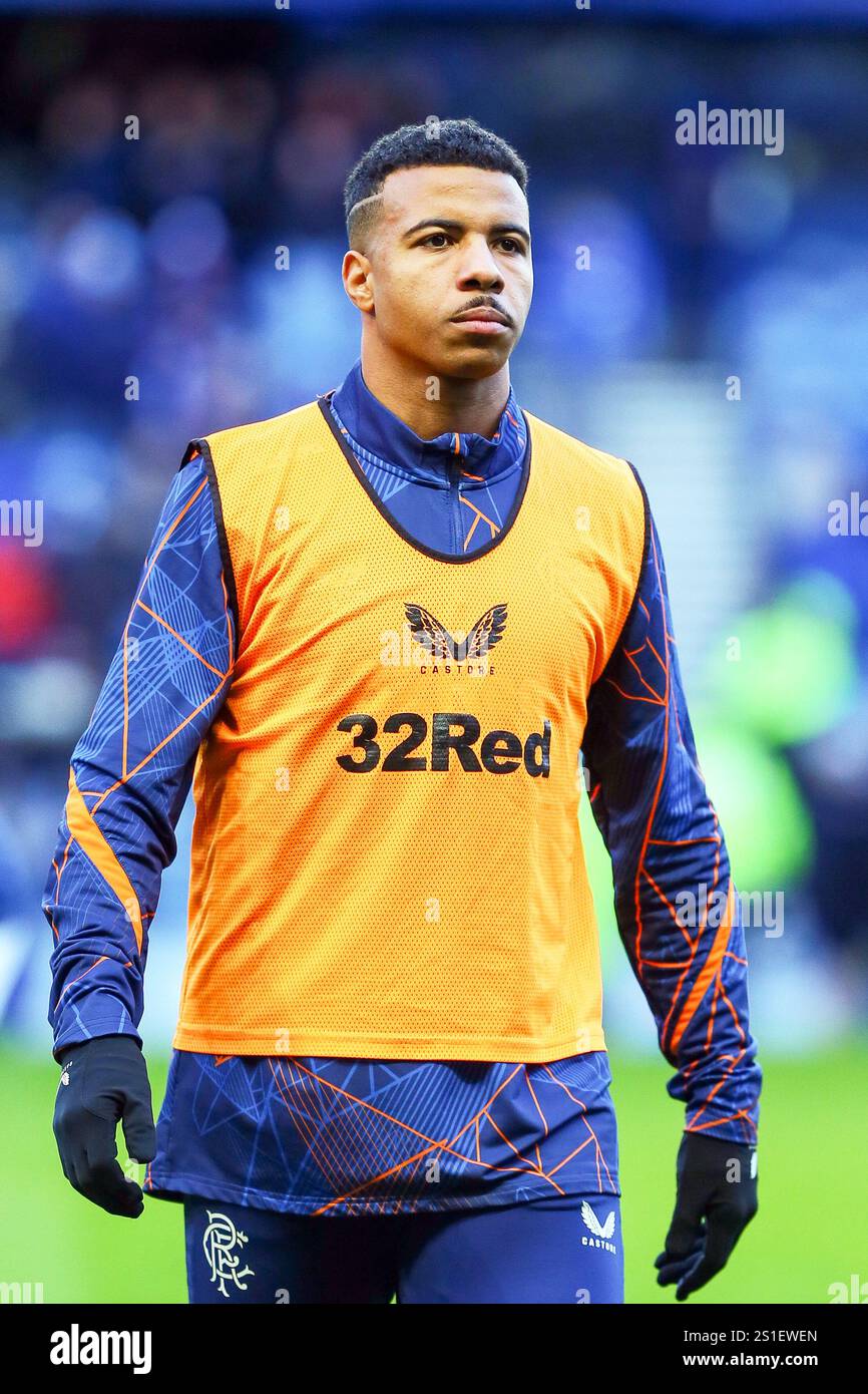 Hamza Igamane, professional football player, playing for Rangers ...