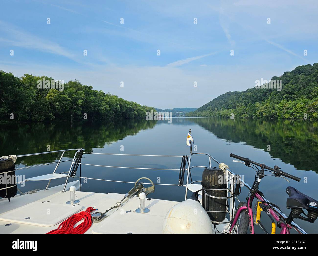 Boating on the Monongahela River, Pennsylvania Stock Photo - Alamy