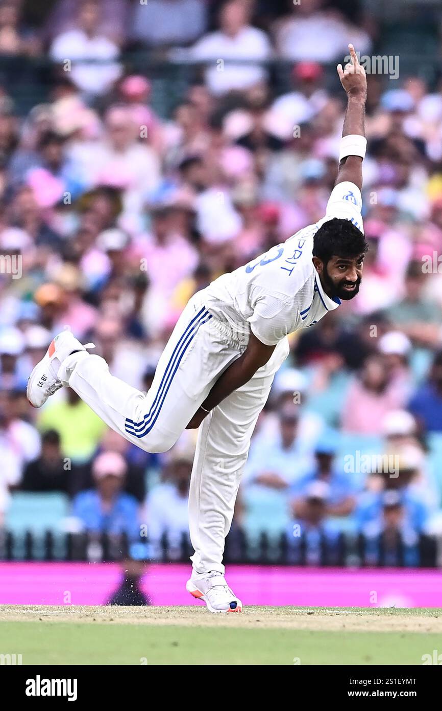 Jasprit Bumrah of India seen during day one of the Fifth Men's Test ...