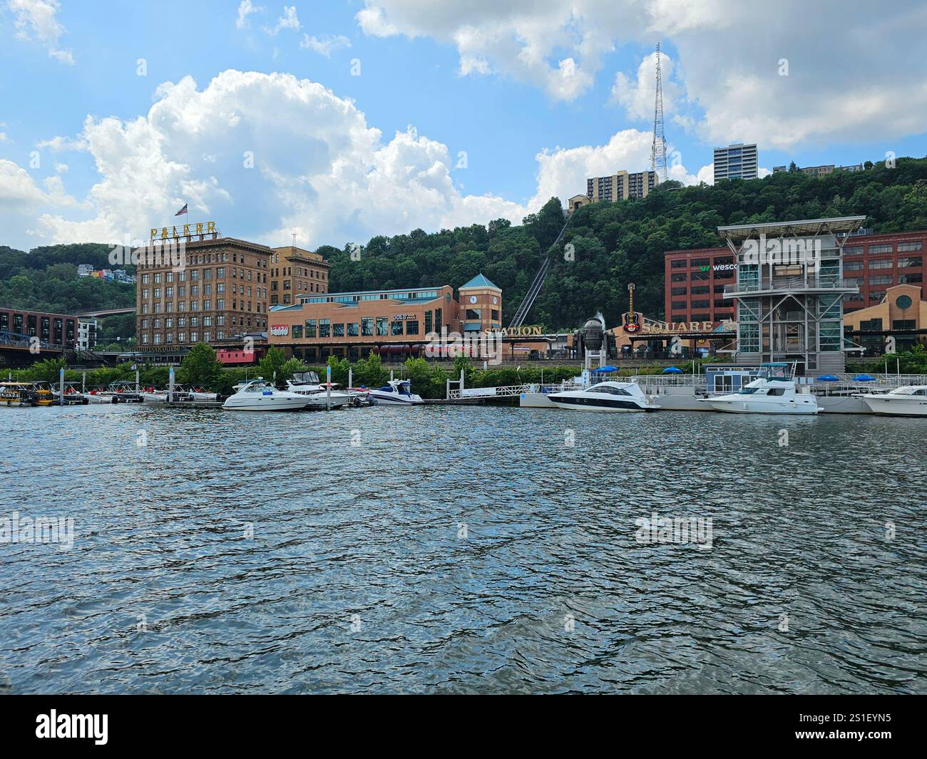 Station Square and Funicular Railway, Pittsburgh, Pennsylvania Stock ...