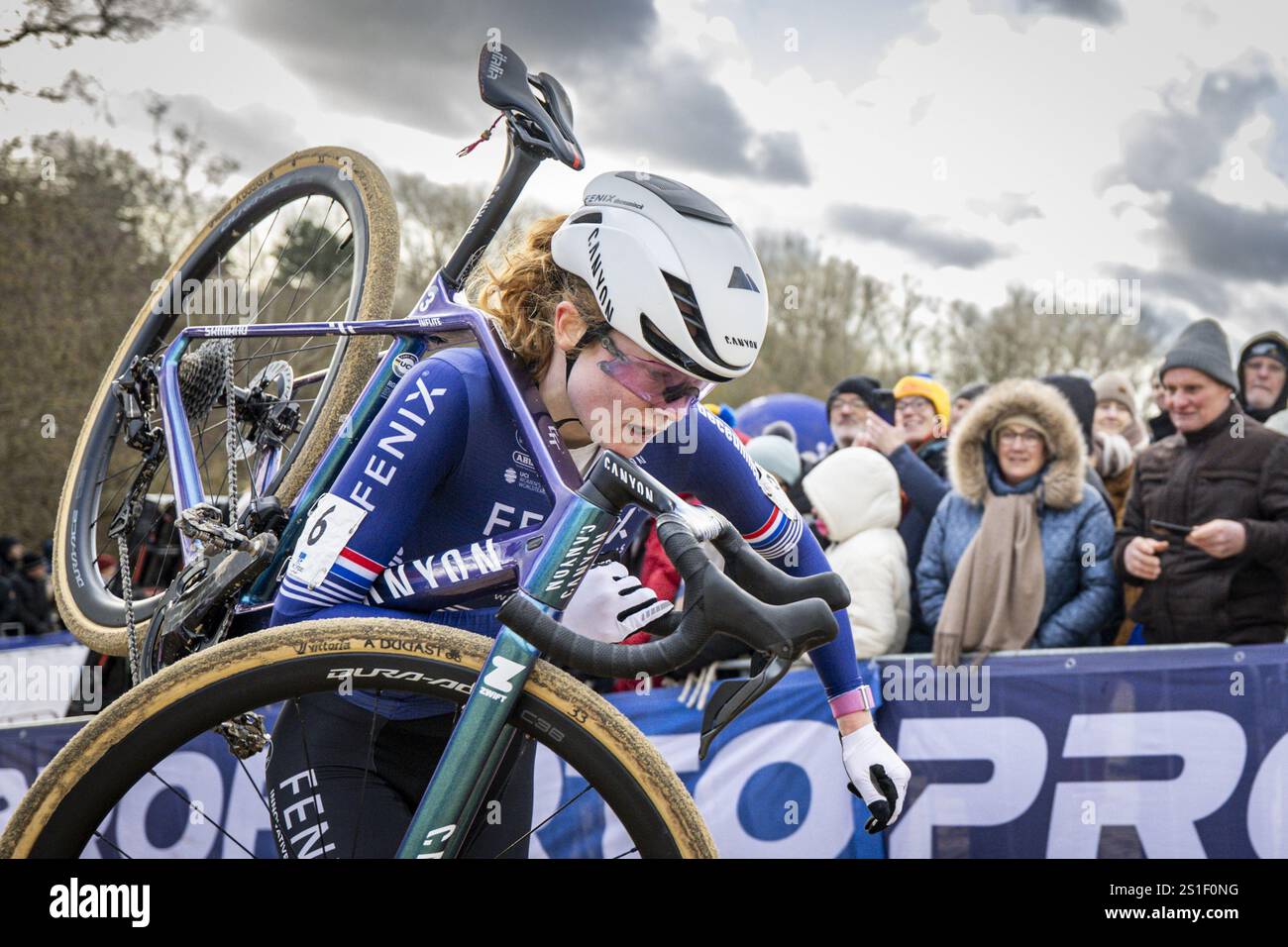 Koksijde, Belgium. 03rd Jan, 2025. Dutch Puck Pieterse pictured in ...