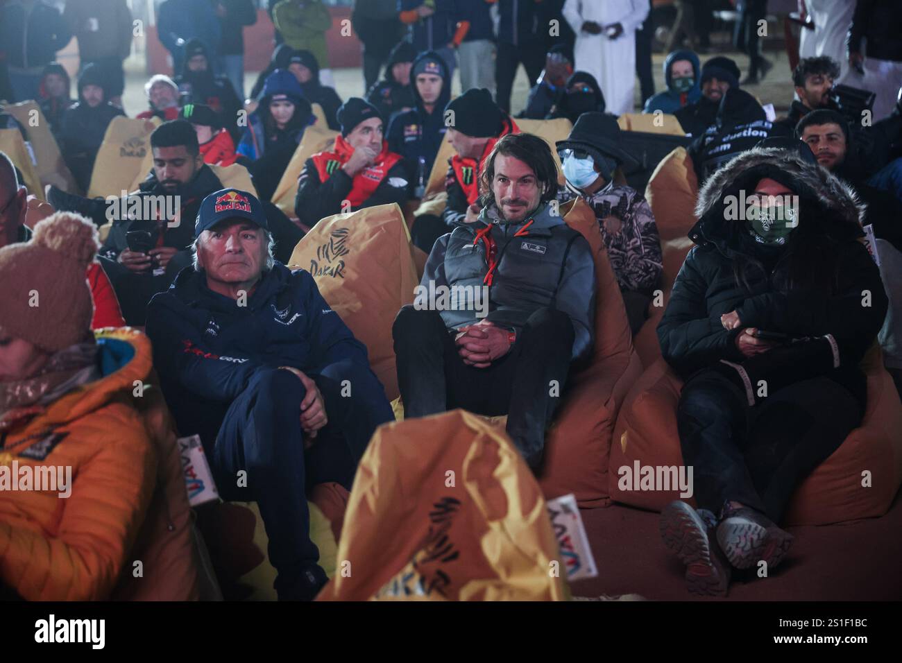 Bisha, Arabie Saoudite. 03rd Jan, 2025. Starting order ceremony for ...