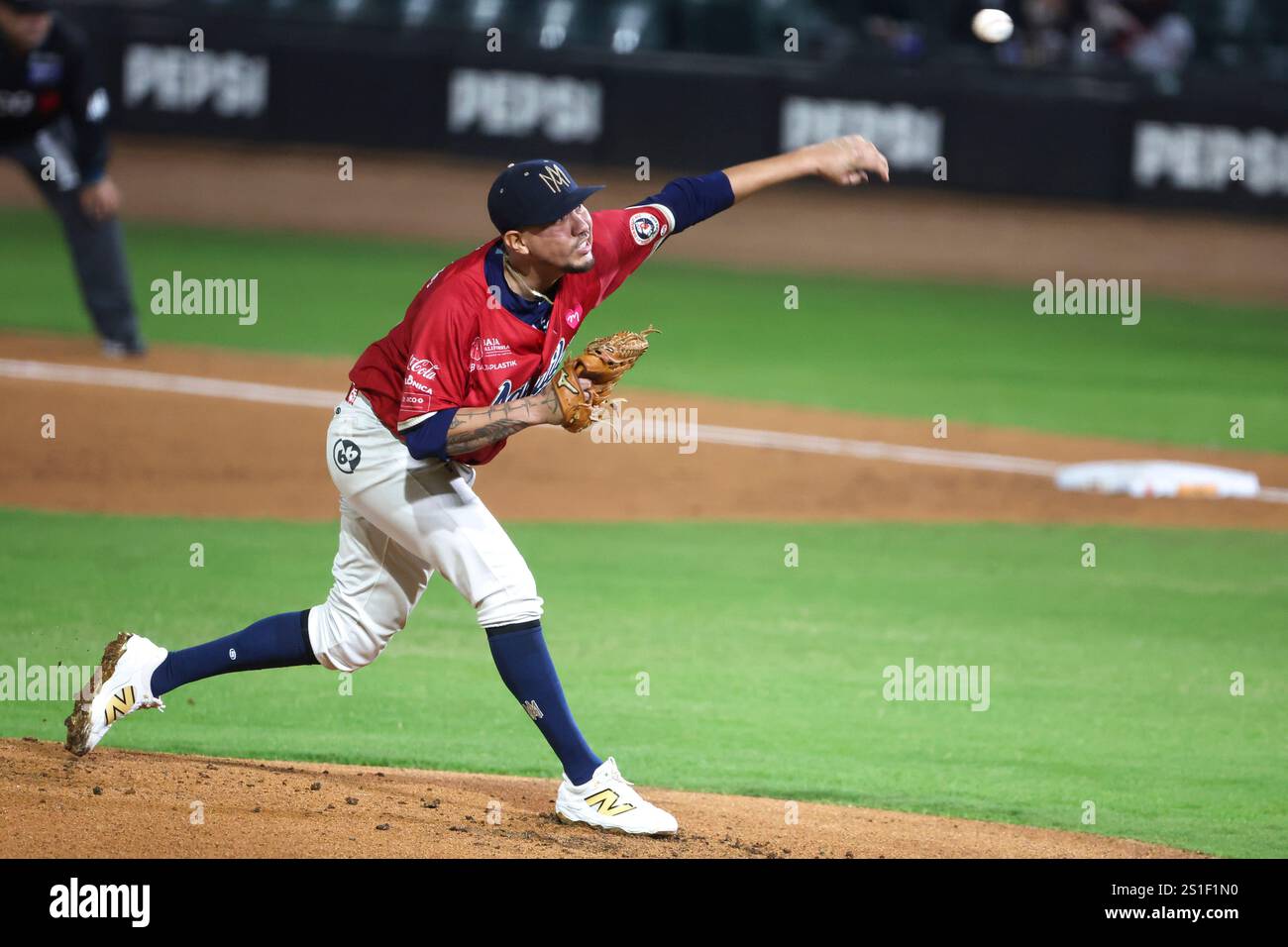 HERMOSILLO, MEXICO - NOVEMBER 29: Manuel Chavez, starting pitcher for ...