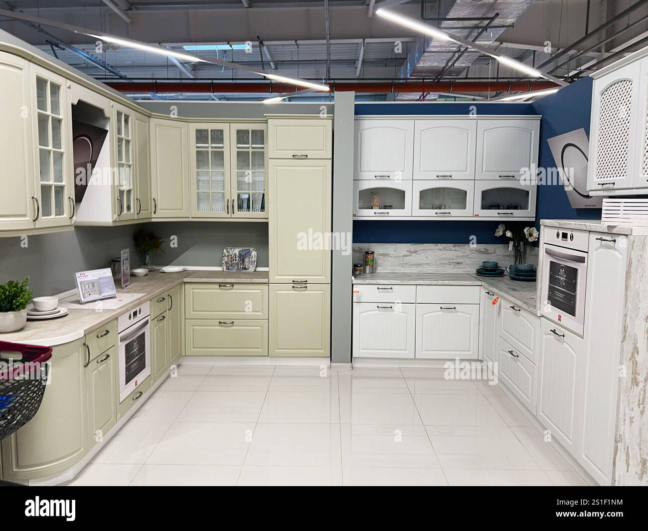 Kyiv, Ukraine - January 03, 2025: Stylish modern kitchen interior ...