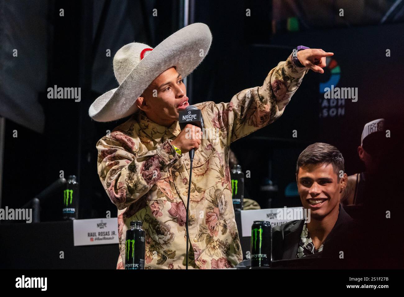Ronaldo Rodriguez of Mexico trash talk Ode Osbourne of Jamaica during ...