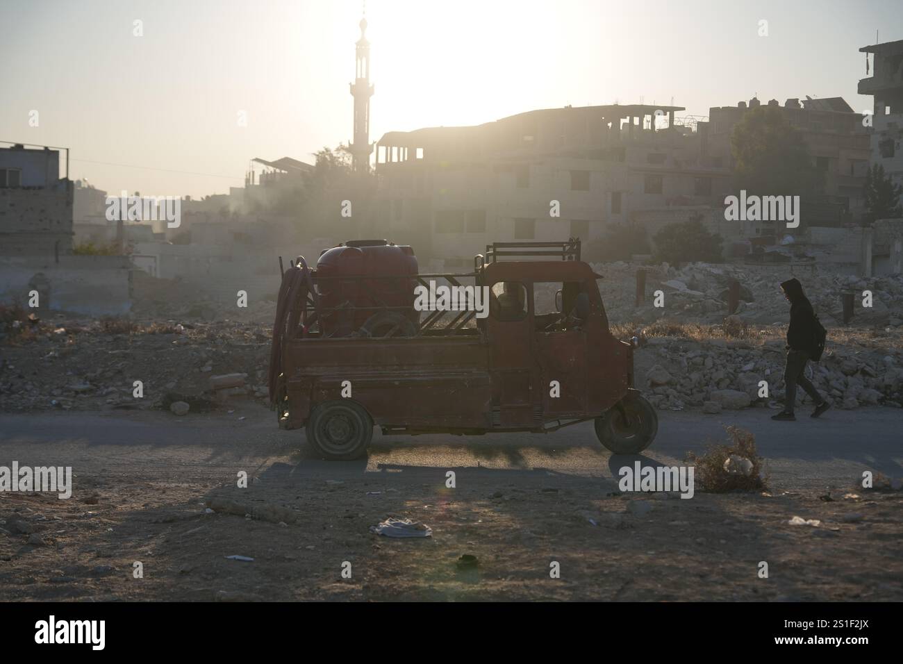 Daily life in the Syrian capital city Damascus pictured on December 19 ...